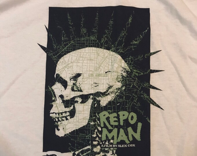 Repo Man White T-shirt Any Size - Etsy