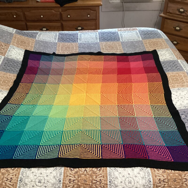 Knit Lap Blanket - Etsy