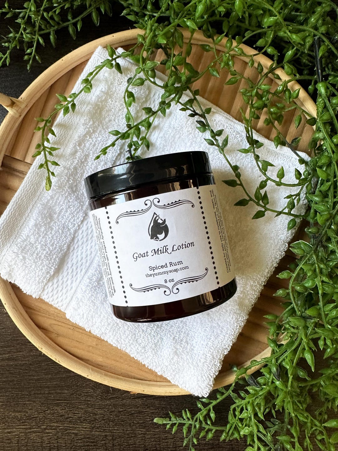 Spiced Rum Goat Milk Lotion: Bay, Clove & Cinnamon - 8 Oz - Etsy
