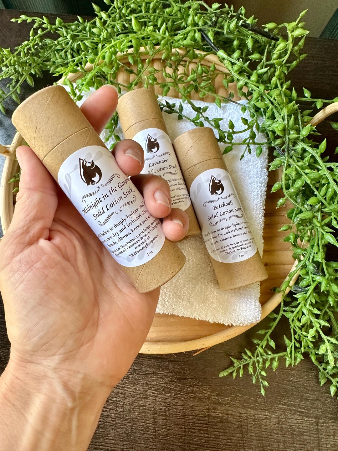 Natural Organic Lotion Stick, Solid Lotion Stick, Organic Shea Butter ...