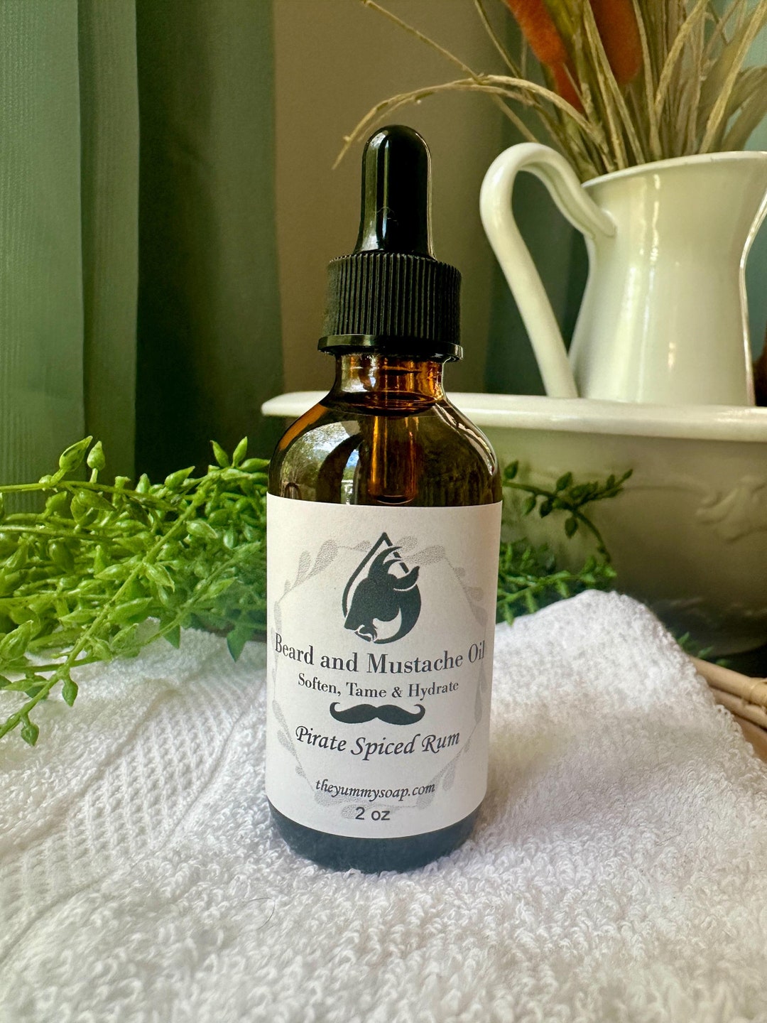 Beard and Mustache Oil, Facial Hair Care, Skin Care for Men, Natural ...