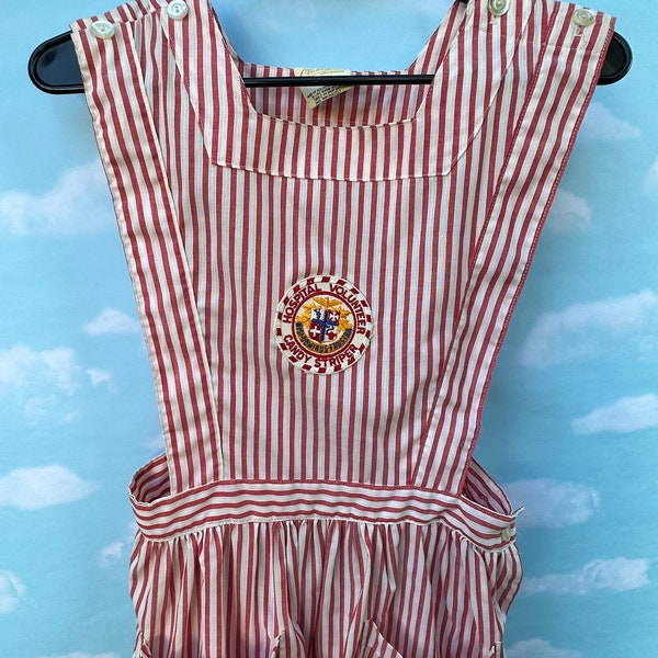 Candy Striper Hospital Volunteer Uniform - Etsy