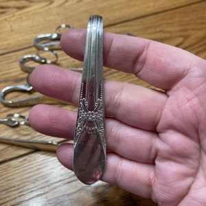 Upcycled Purse Hook Key Fob Finder Keychain, Made From Vintage Flatware ...