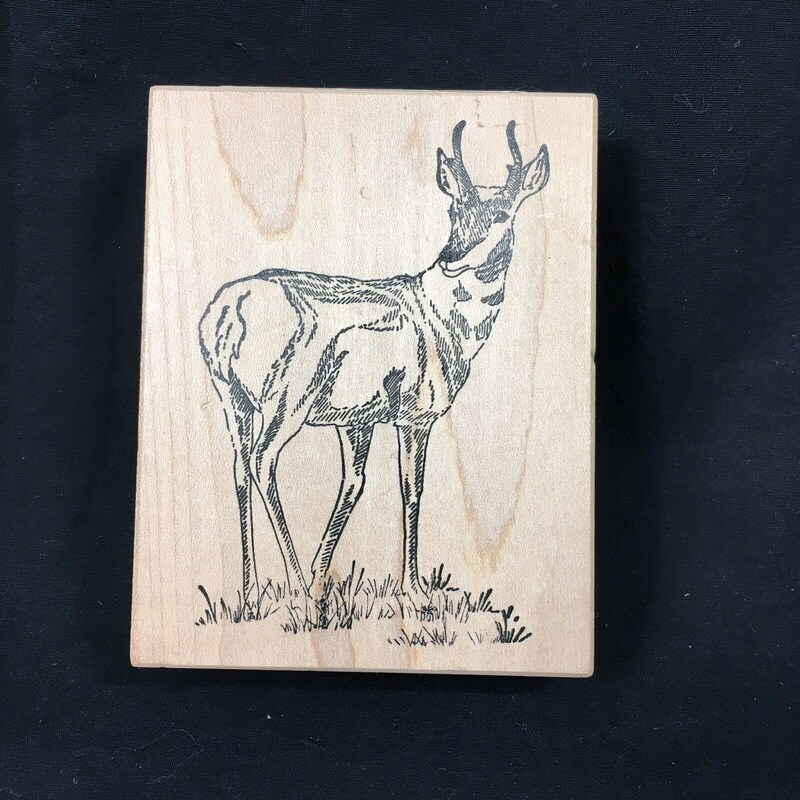 Deer Rubber Stamp - Etsy