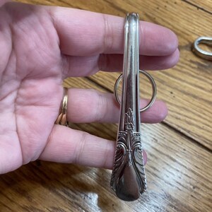 Upcycled Purse Hook Key Fob Finder Keychain, Made From Vintage Flatware ...