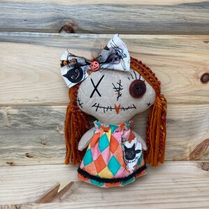 Halloween Poppet, Primitive Poppet, Witch Doll, Voodoo Poppet - Etsy