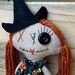 Halloween Poppet, Primitive Witch, Primitive Doll, Voodoo Poppet - Etsy
