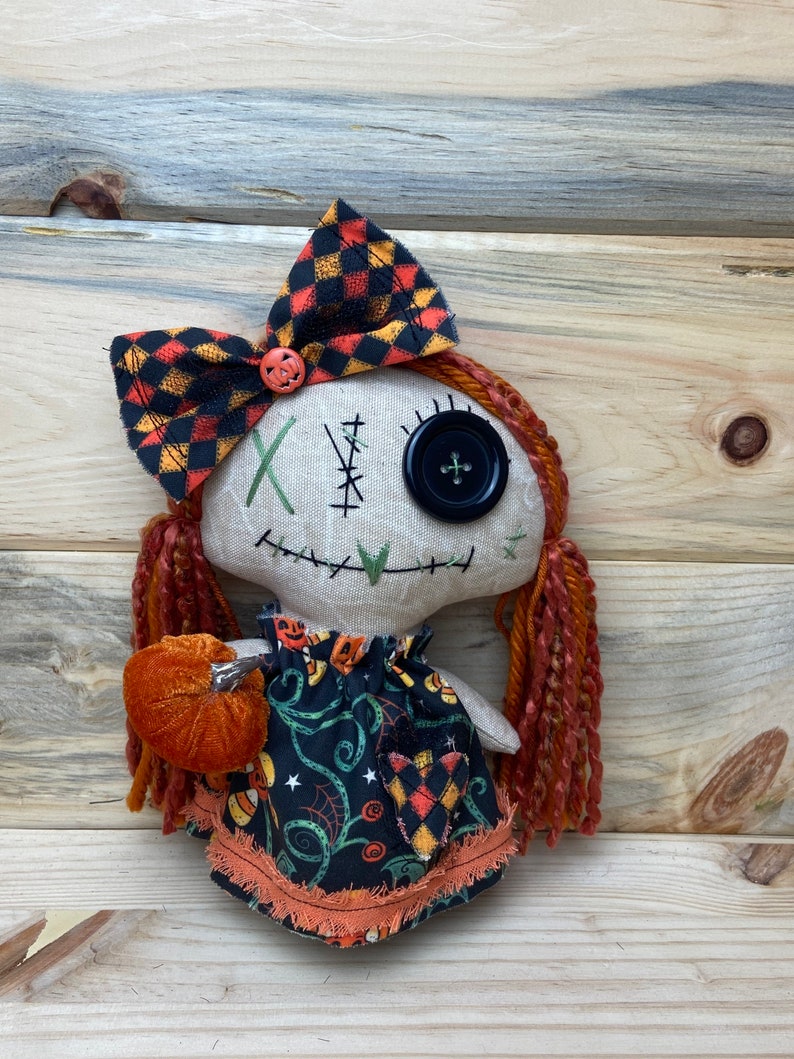 Halloween Poppet, Primitive Doll, Primitive Witch, Witch Doll, Voodoo ...