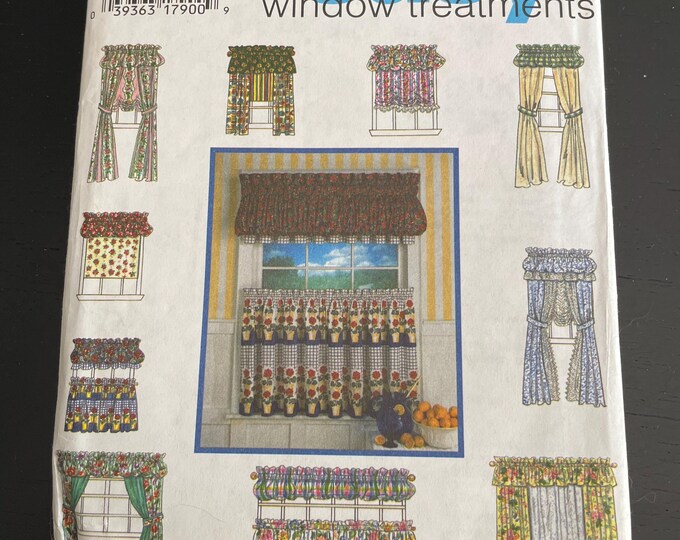 NEW Simplicity 5932 Sewing Pattern Design Your Own Easy Window ...