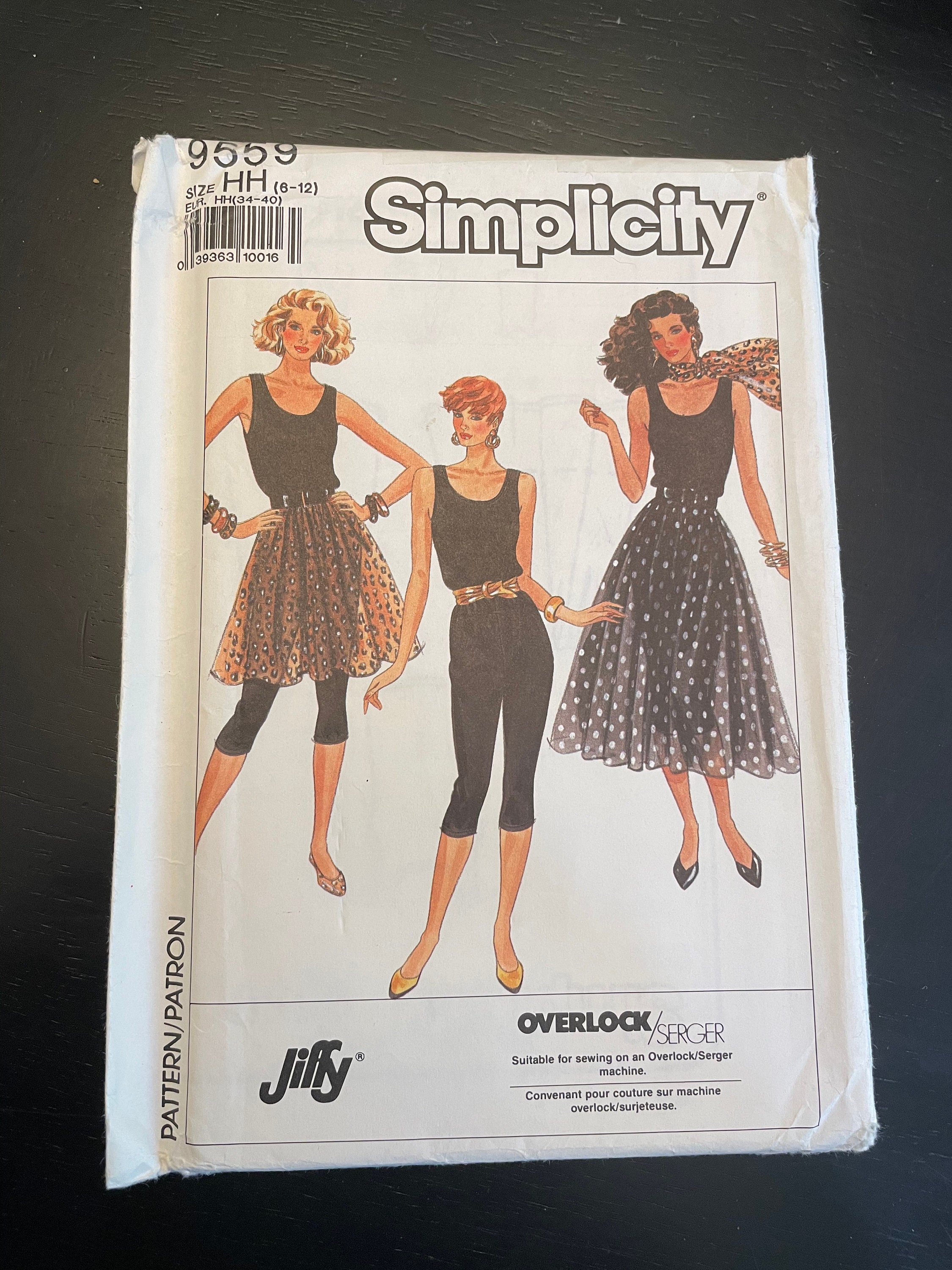 NEW UNCUT 6 8 10 12 Simplicity 9559 Sewing Pattern Pull on - Etsy
