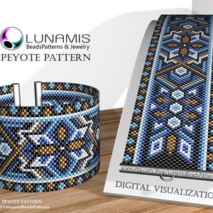 Peyote Bracelet Pattern, Bead Pattern, Beading, Peyote Stitch, Jewelry ...