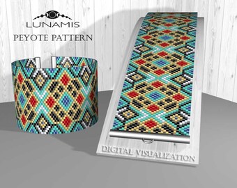 Alphabet Pattern in Odd Count Peyote Stitch Peyote Pattern | Etsy