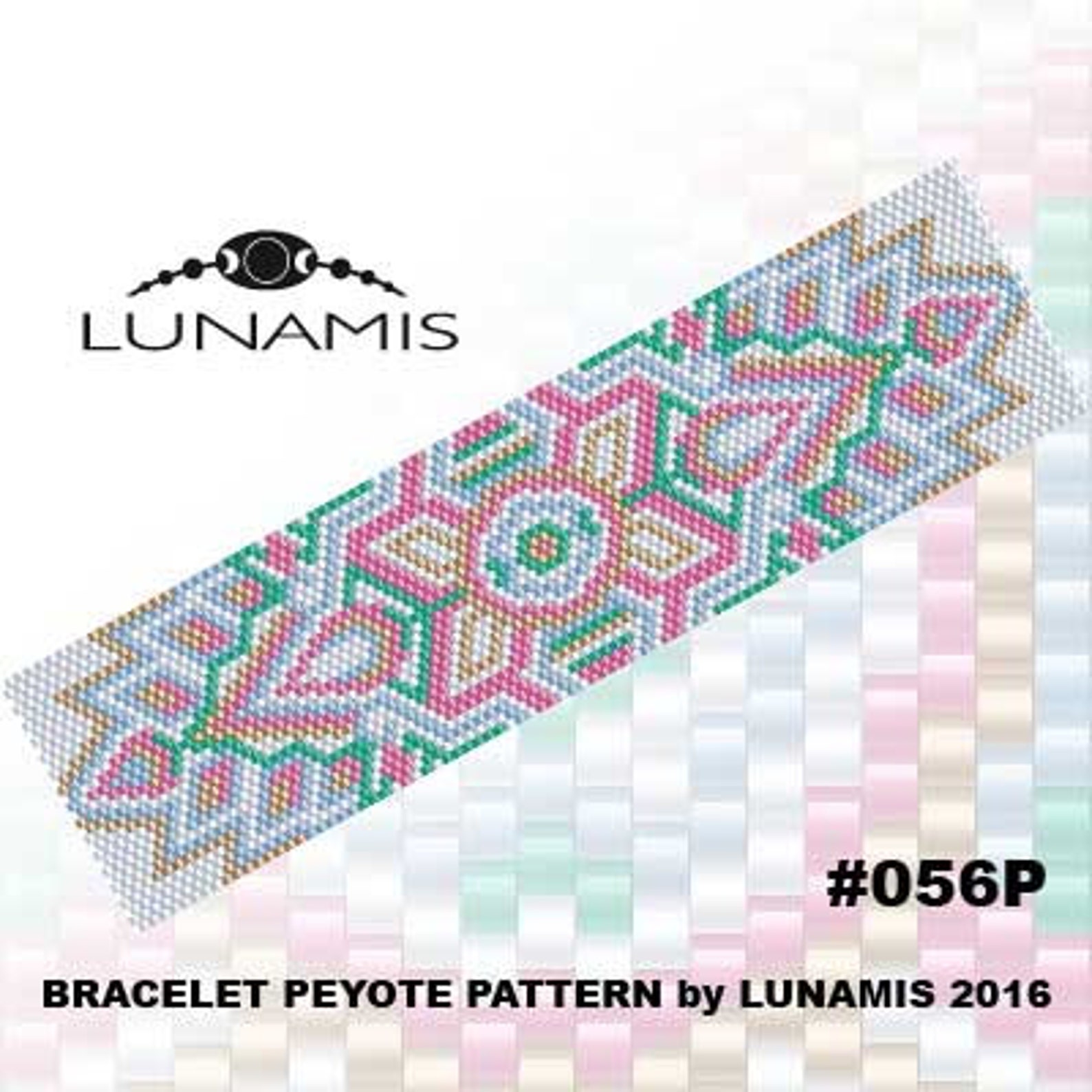 Peyote Bracelet Pattern, Bead Pattern, Beading, Peyote Stitch, Jewelry ...