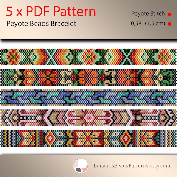 Free Peyote Bracelet Patterns - Etsy