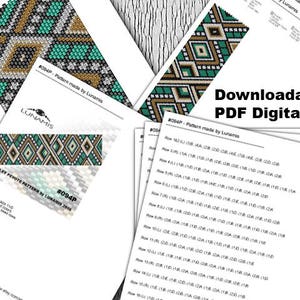 Peyote Bracelet Pattern, Even Count, Peyote Pattern, Stitch Pattern ...