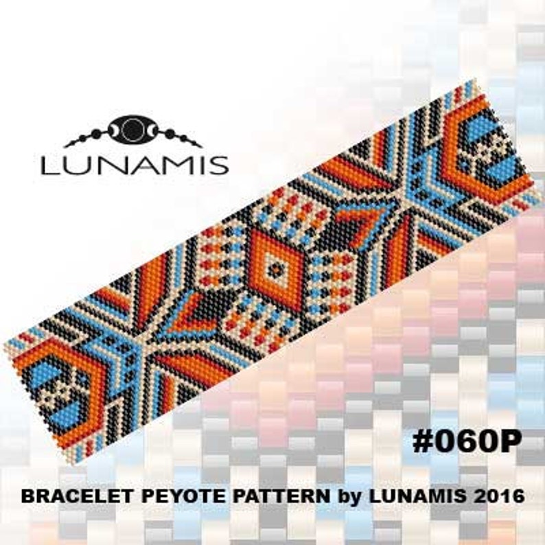 Peyote Bracelet Pattern Odd Count Peyote Pattern Stitch - Etsy