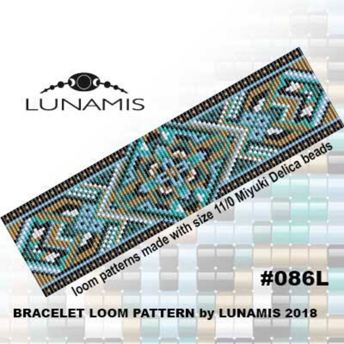 Loom Bracelet Pattern Loom Pattern Loom Stitch Square - Etsy