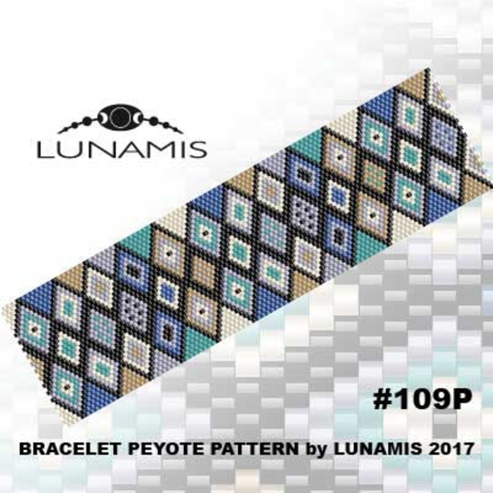 Peyote Bracelet Pattern Odd Count Peyote Pattern Stitch - Etsy