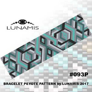 Peyote Bracelet Pattern, Even Count, Peyote Pattern, Stitch Pattern ...