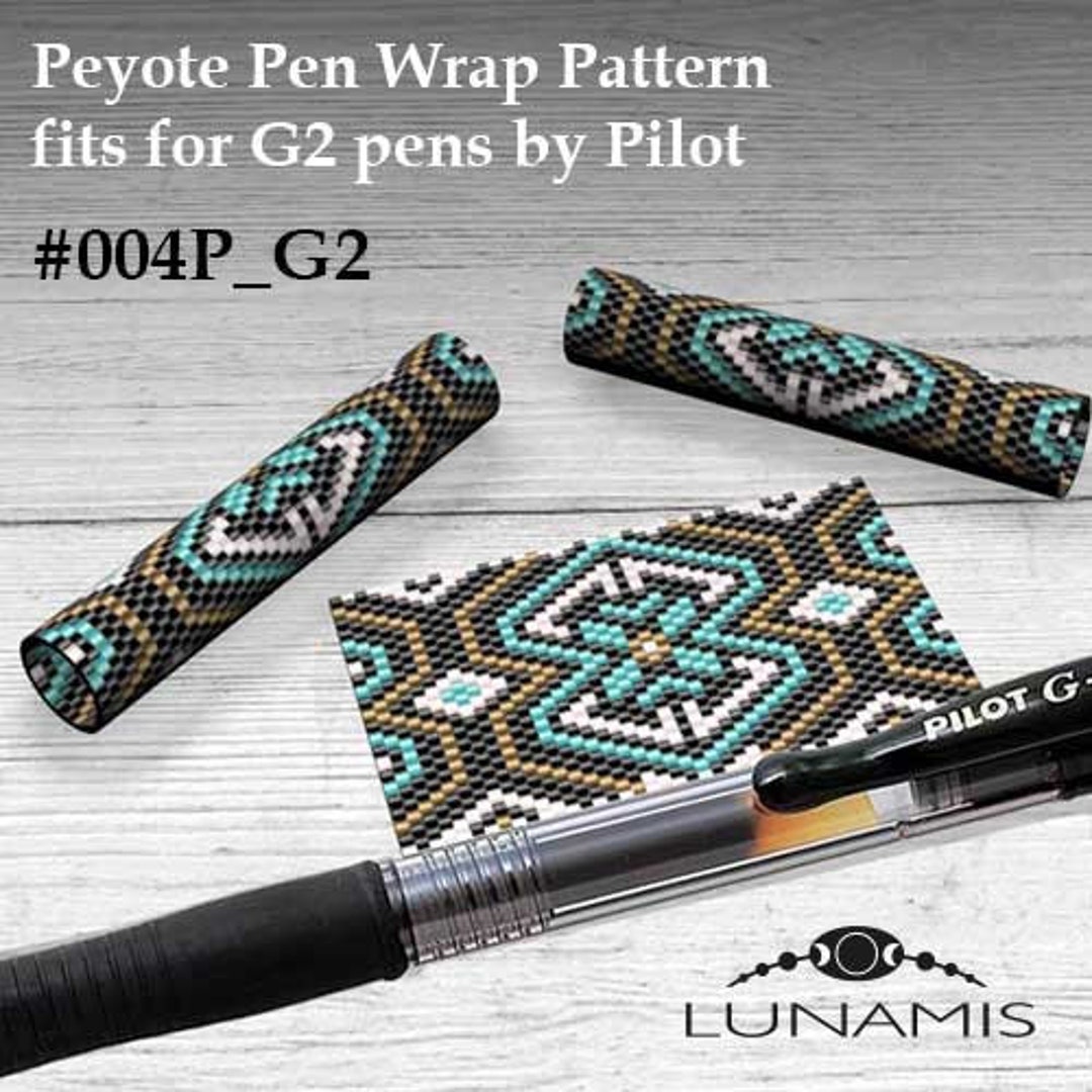 Peyote Pen Cover Patterns Pattern for G2 Pen by Pilot Pen - Etsy