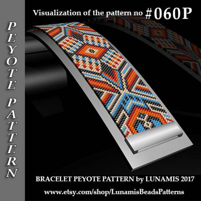 Peyote Bracelet Pattern Odd Count Peyote Pattern Stitch - Etsy