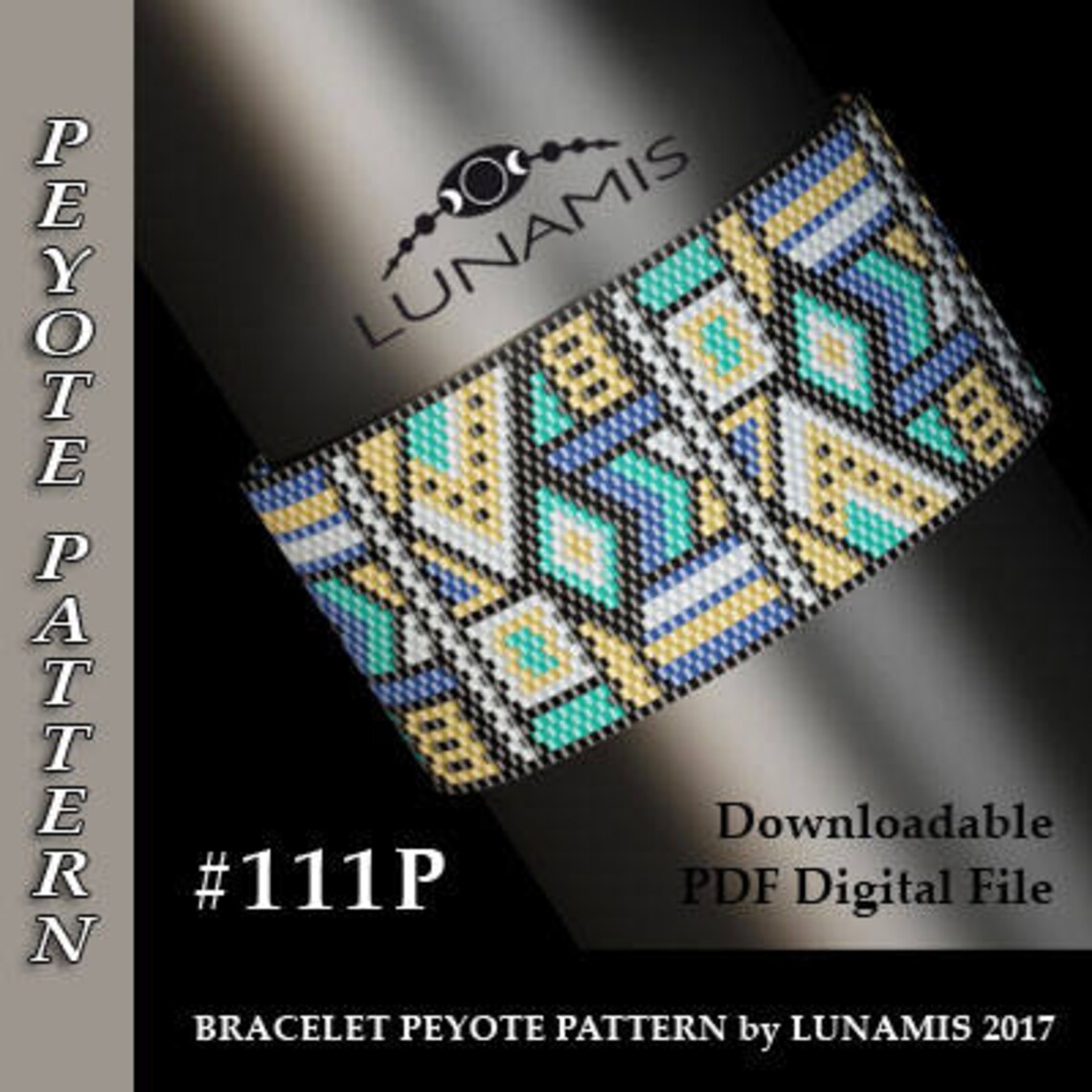 Peyote Bracelet Pattern Odd Count Peyote Pattern Stitch - Etsy