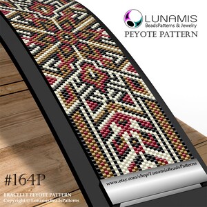 Peyote Bracelet Pattern, Bead Pattern, Beading, Peyote Stitch, Jewelry ...