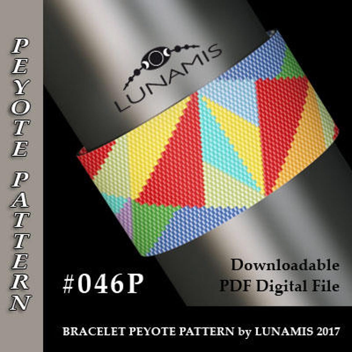 Peyote Bracelet Pattern Even Count Peyote Pattern Stitch | Etsy