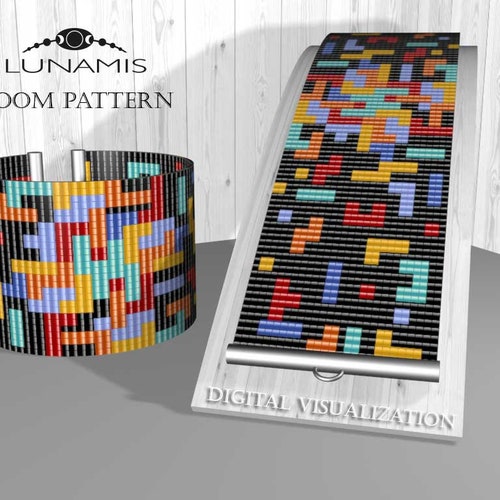 Fantasy Loom Cuff Bracelet Pattern - Etsy UK