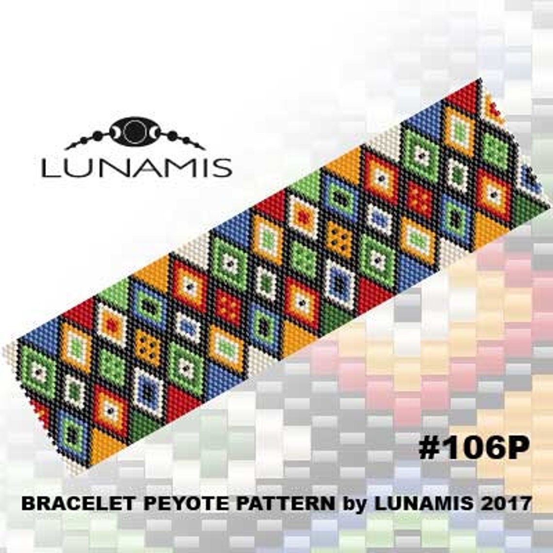 Peyote Bracelet Pattern Even Count Peyote Pattern Stitch - Etsy