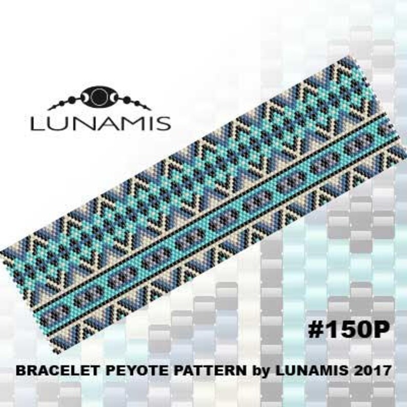 Peyote Bracelet Pattern Odd Count Peyote Pattern Stitch - Etsy