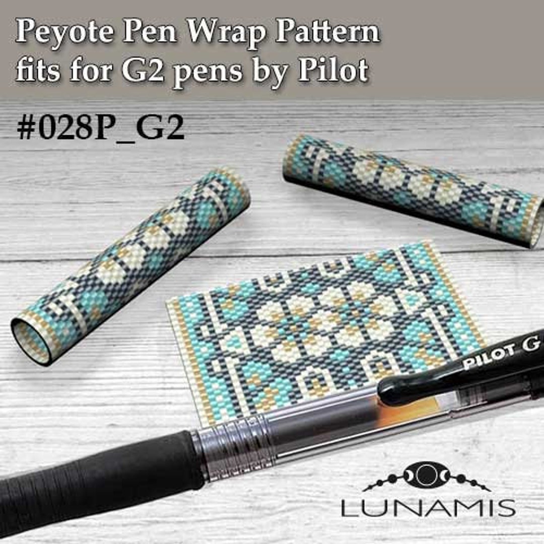 Peyote Pen Cover Patterns Pattern for G2 Pen by Pilot Pen - Etsy