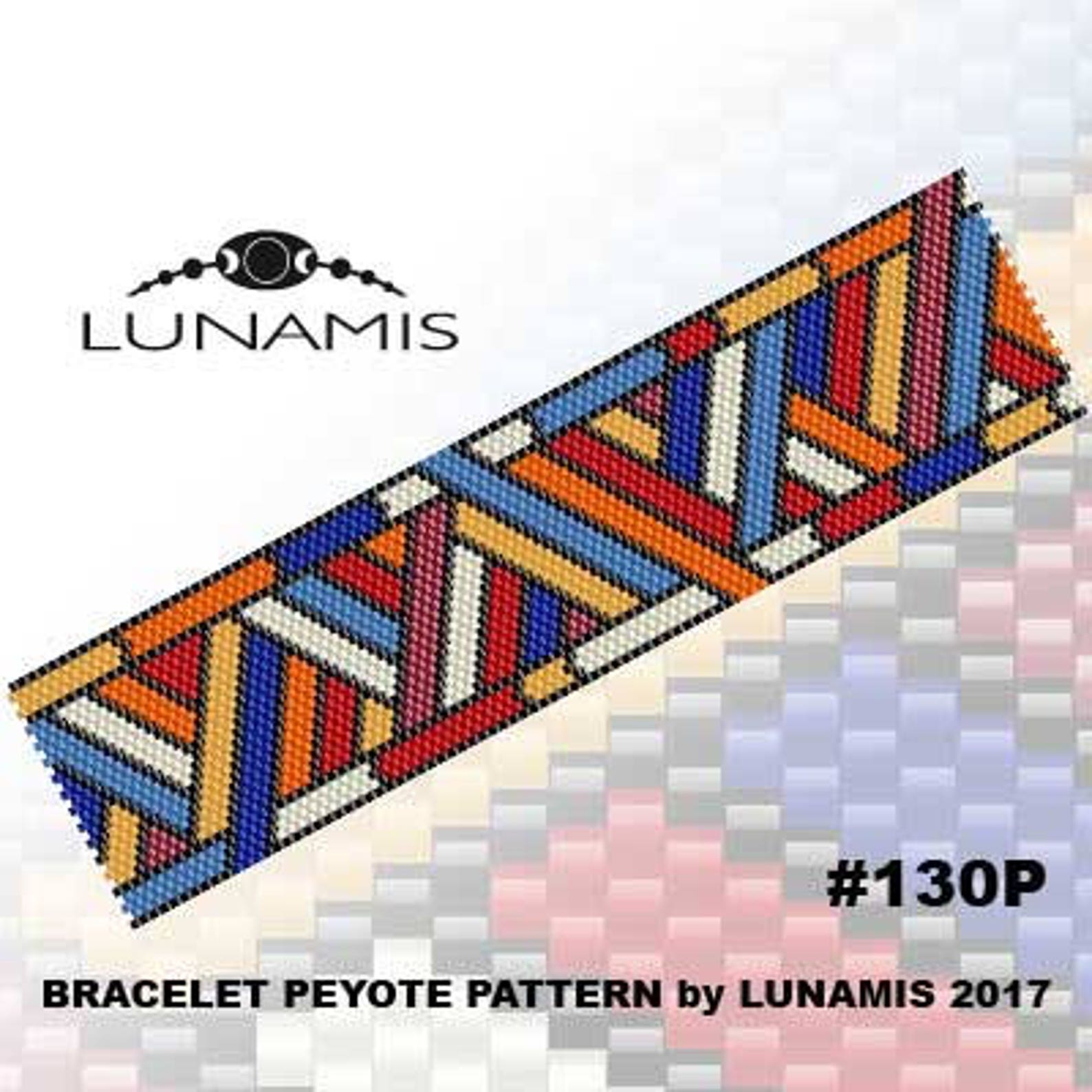 Peyote Bracelet Pattern Even Count Peyote Pattern Stitch - Etsy