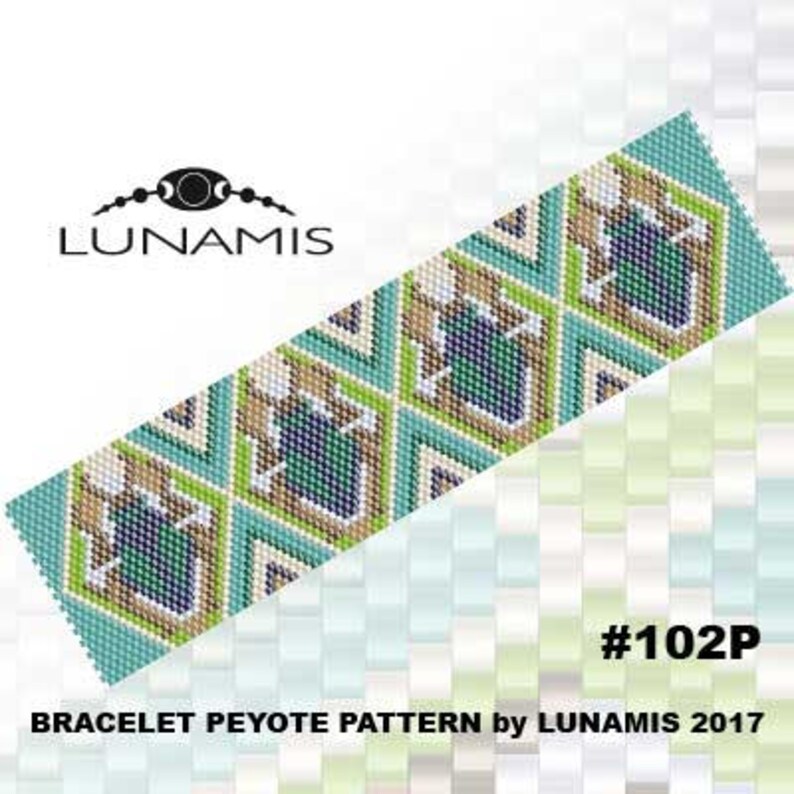 Peyote Bracelet Pattern Odd Count Peyote Pattern Stitch | Etsy Peyote Bracelet Pattern Odd Count Peyote Pattern Stitch | Etsy