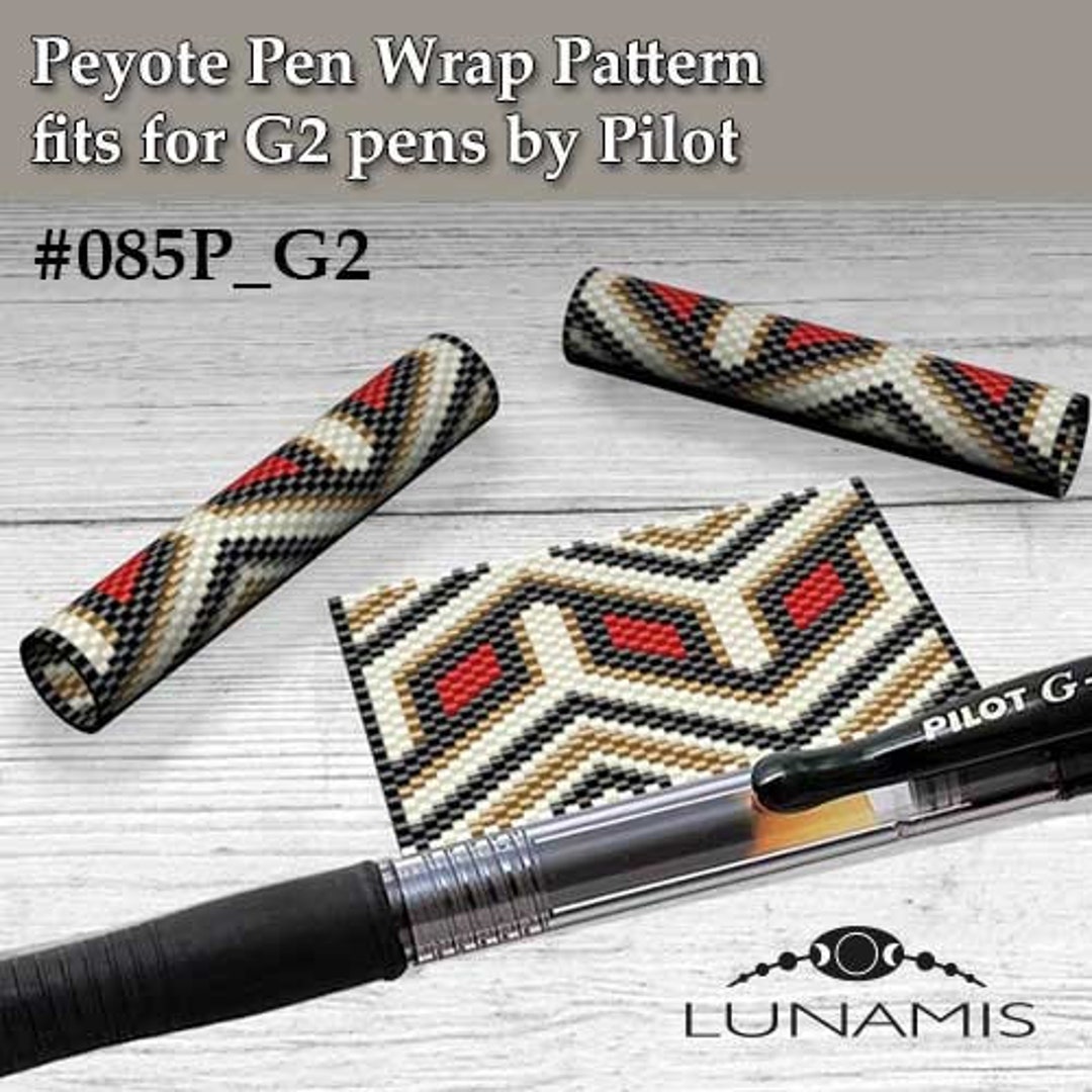 Peyote Pattern for G2 Pen by Pilot, Pen Wrap, Beading, Peyote Stitch ...