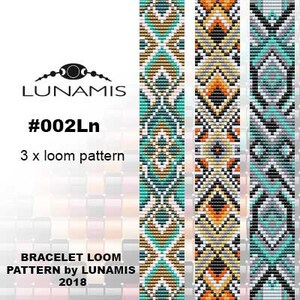 Loom Bracelet Pattern, Loom Pattern, Loom Stitch, Square Stitch Pattern ...