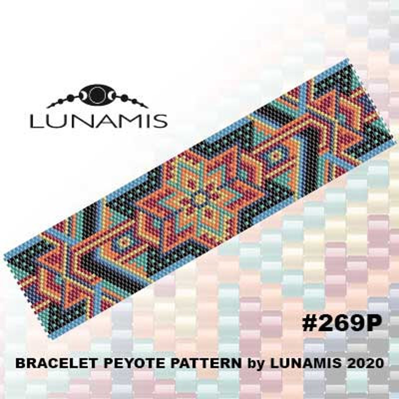 Peyote Bracelet Pattern Odd Count Peyote Pattern Stitch - Etsy