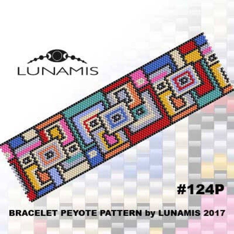Peyote Bracelet Pattern, Odd Count, Peyote Pattern, Stitch Pattern, Pdf ...