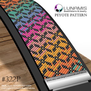 Peyote Bracelet Pattern Odd Count Peyote Pattern Stitch - Etsy