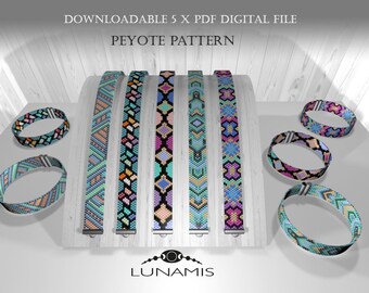 Lunamis Peyote Bracelet - Etsy
