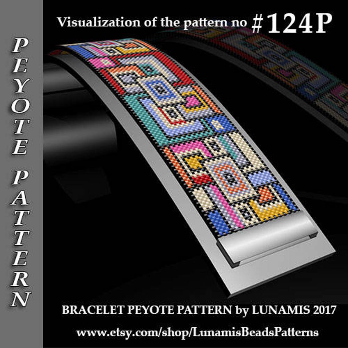 Peyote Bracelet Pattern Odd Count Peyote Pattern Stitch - Etsy