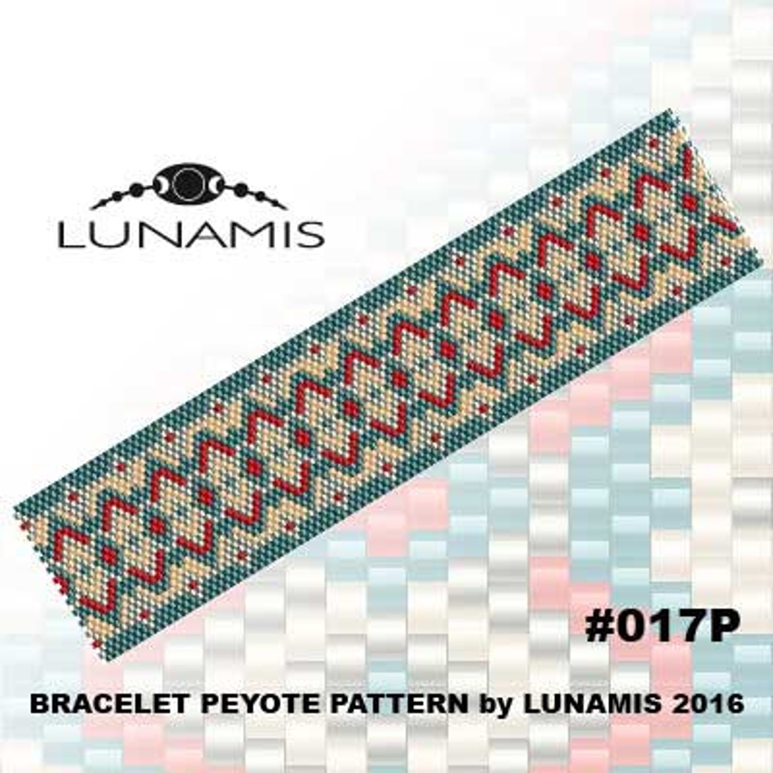 Peyote Bracelet Pattern Odd Count Peyote Pattern Stitch - Etsy