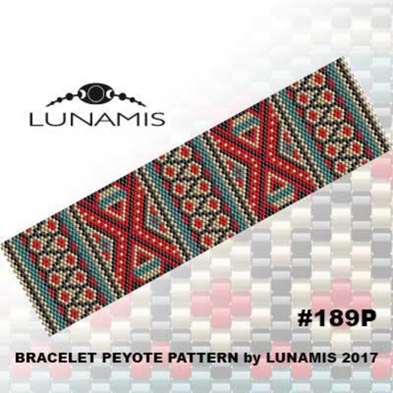 Peyote Bracelet Pattern Even Count Peyote Pattern Stitch - Etsy