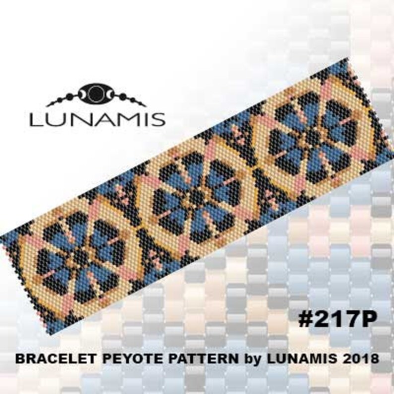 Peyote Bracelet Pattern Odd Count Peyote Pattern Stitch - Etsy