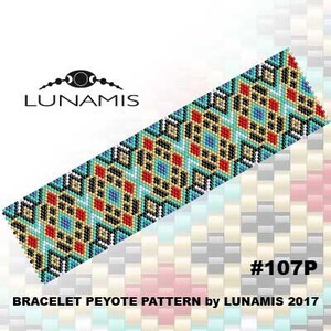 Peyote Bracelet Pattern Odd Count Peyote Pattern Stitch - Etsy