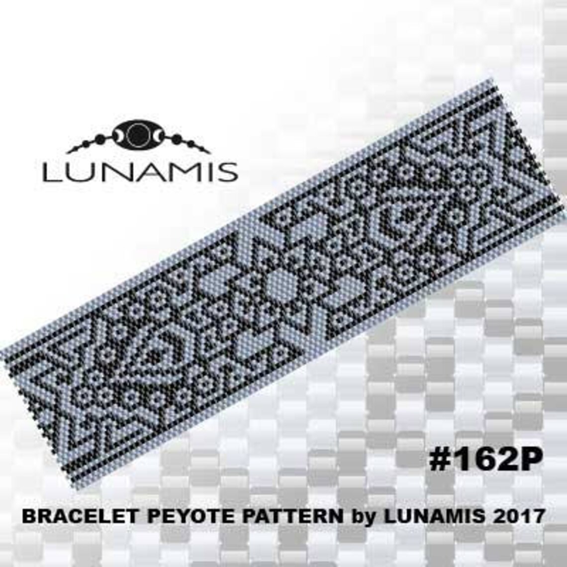 Peyote bracelet pattern odd count peyote pattern stitch | Etsy