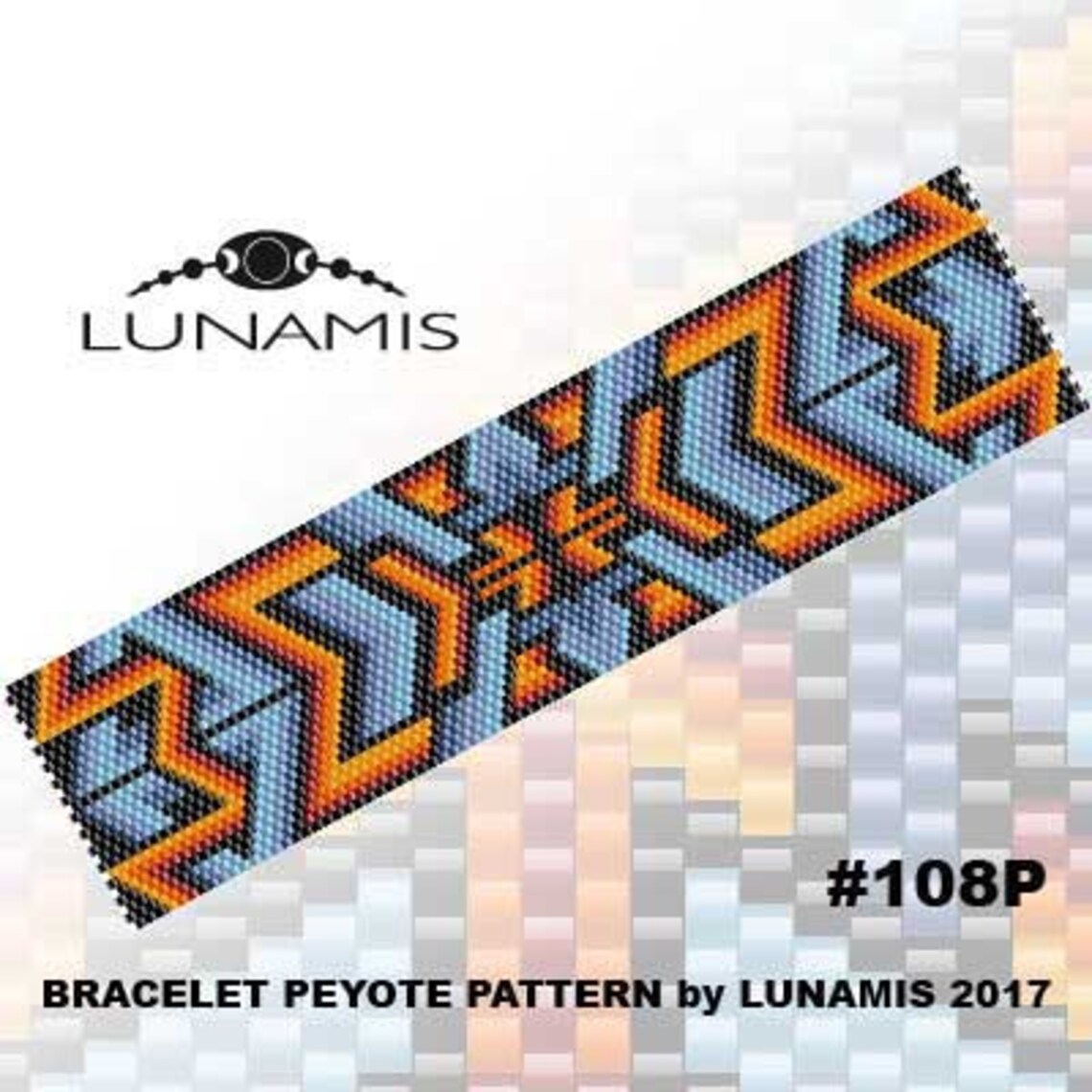 Peyote Bracelet Pattern Odd Count Peyote Pattern Stitch - Etsy
