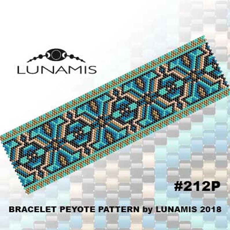 Peyote Bracelet Pattern Odd Count Peyote Pattern Stitch - Etsy
