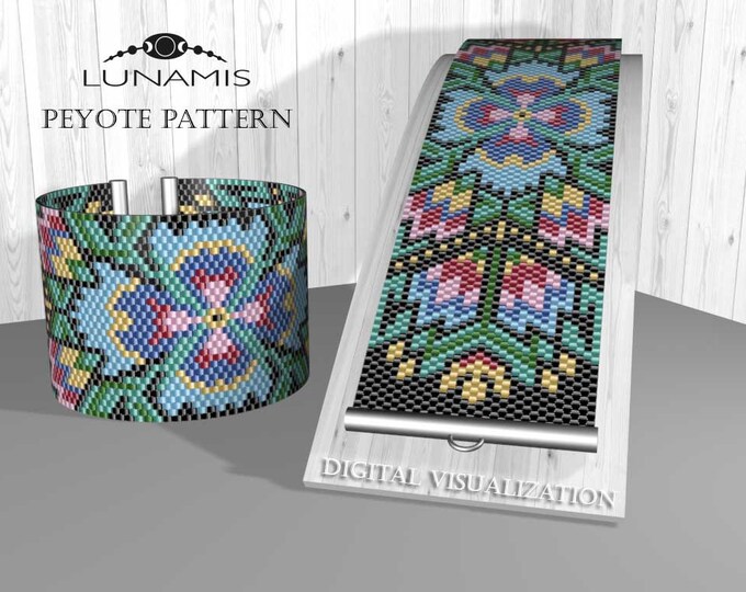bead peyote patterns & bead loom patterns by LunamisBeadsPatterns