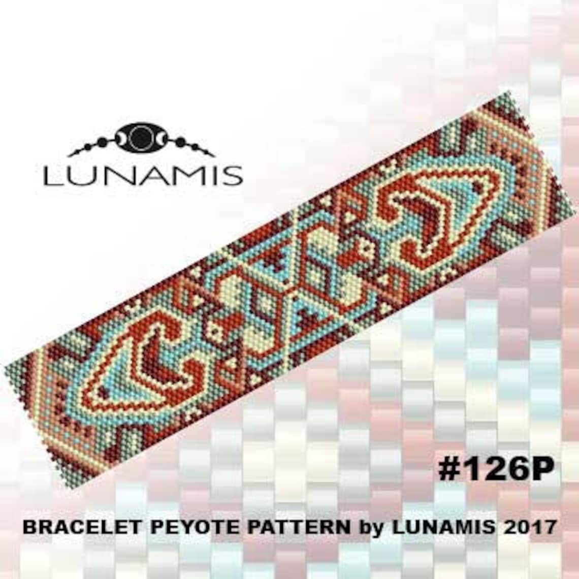 Peyote Bracelet Pattern Odd Count Peyote Pattern Stitch - Etsy